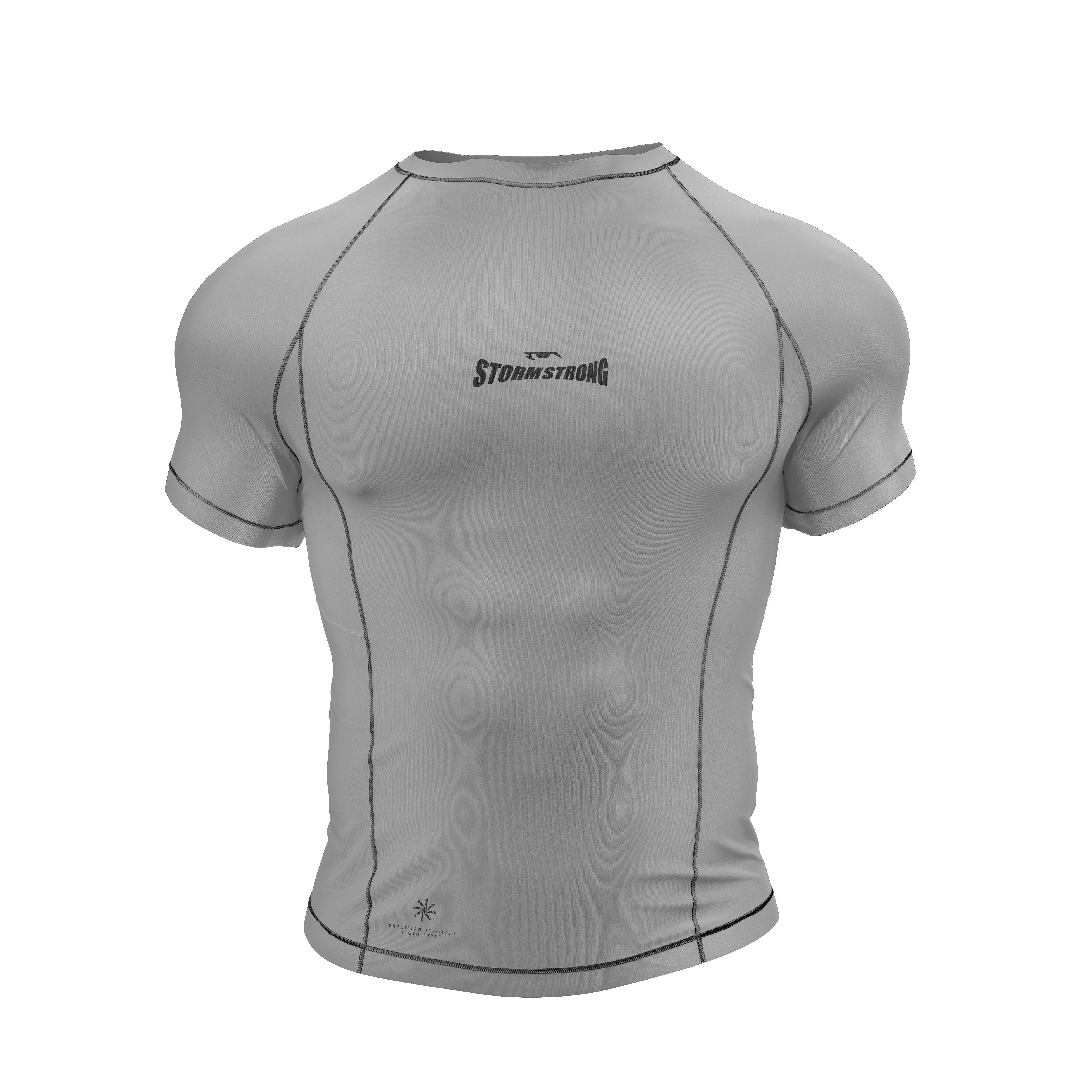 RASH GUARD ESSENTIAL COLORS - IRON- MC | StormStrong Fight Co.