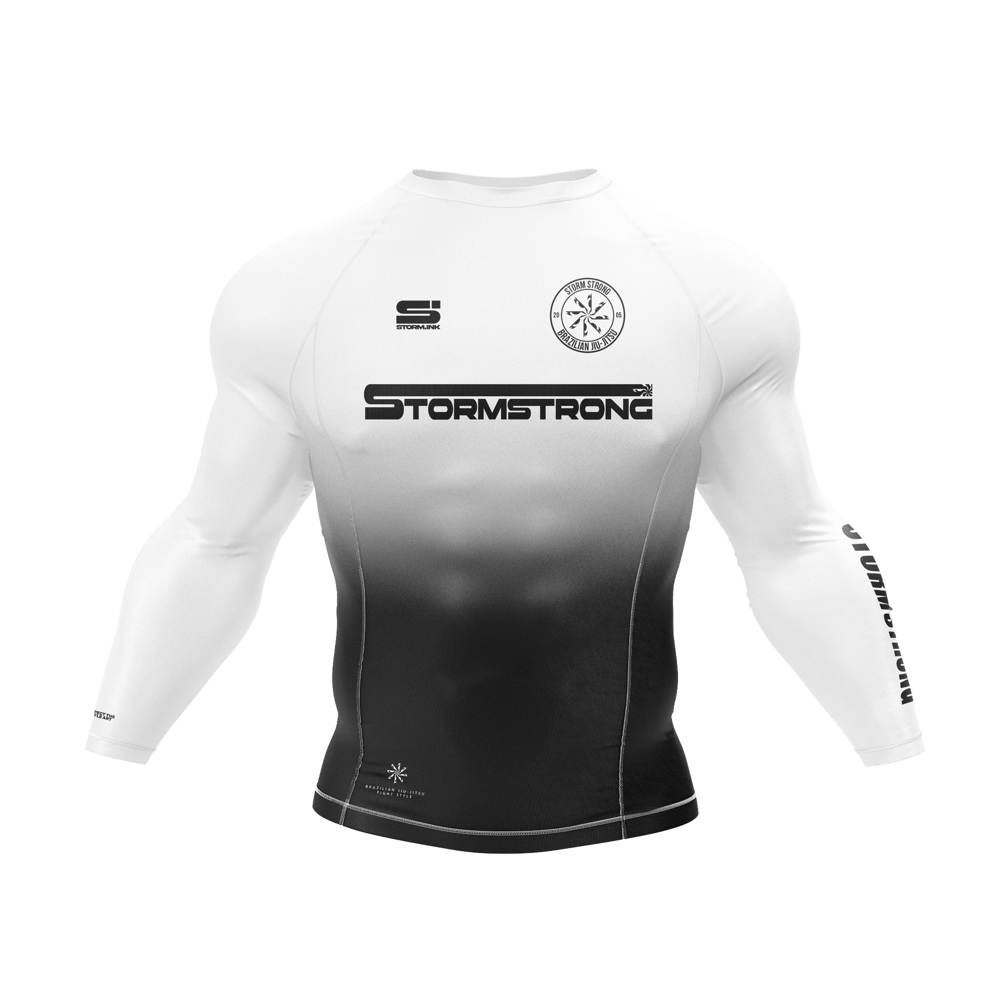 RASH GUARD - COMPETITION 2026 - BRANCO-ML | StormStrong Fight Co.