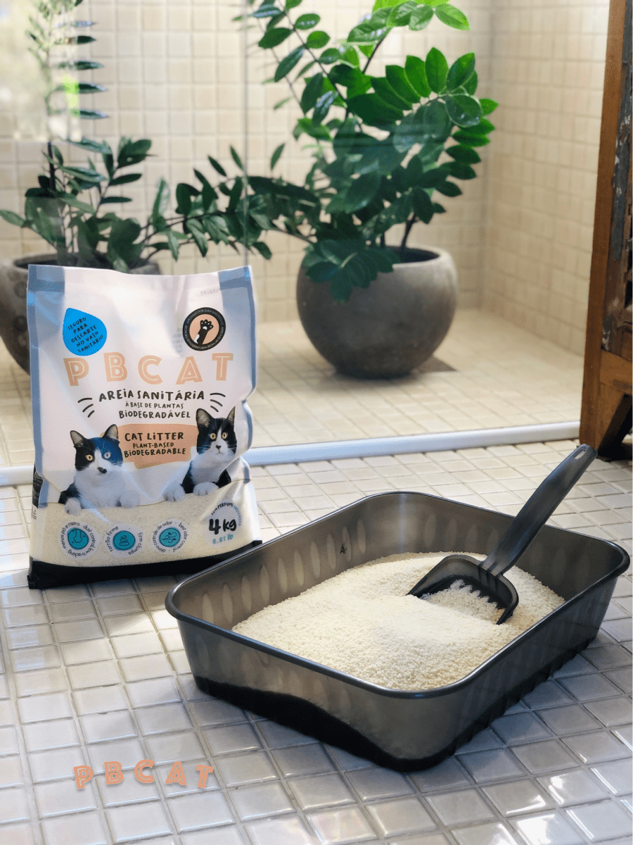 PBCAT | Areia Sanitária Plant-Based Biodegradável