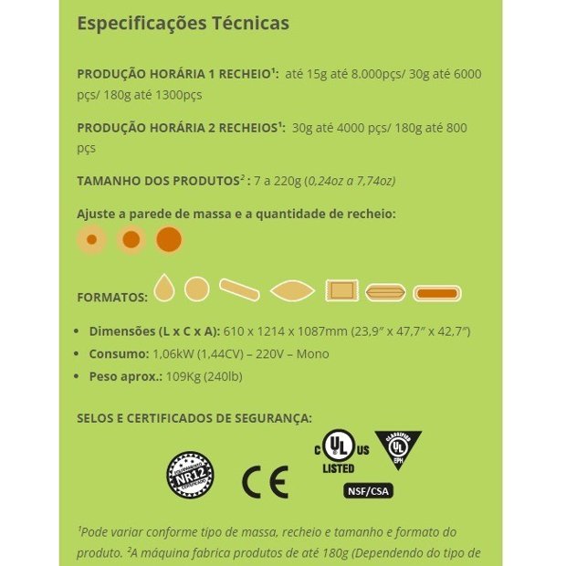 Máquina Seminova de salgados Bralyx | Topp Table