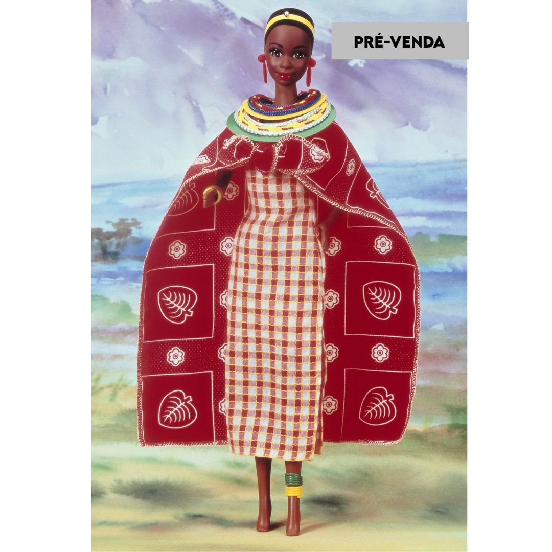 PRÉ-VENDA Boneca Barbie Collector DOTW Kenyan - Mattel | Doll Collector
