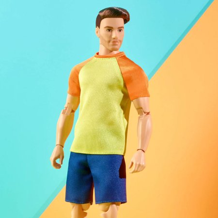 PRÉ-VENDA Boneco Barbie Signature Ken Looks #18 Castanho - Mattel ...