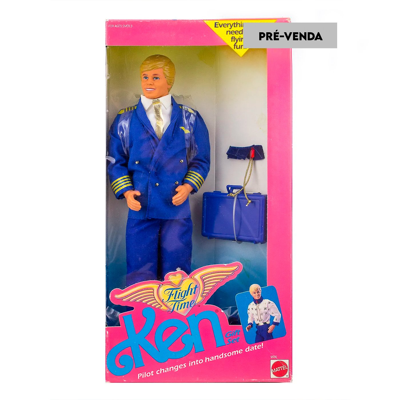 PRÉ-VENDA Boneco Ken Flight Time Giftset - Mattel | Doll Collector