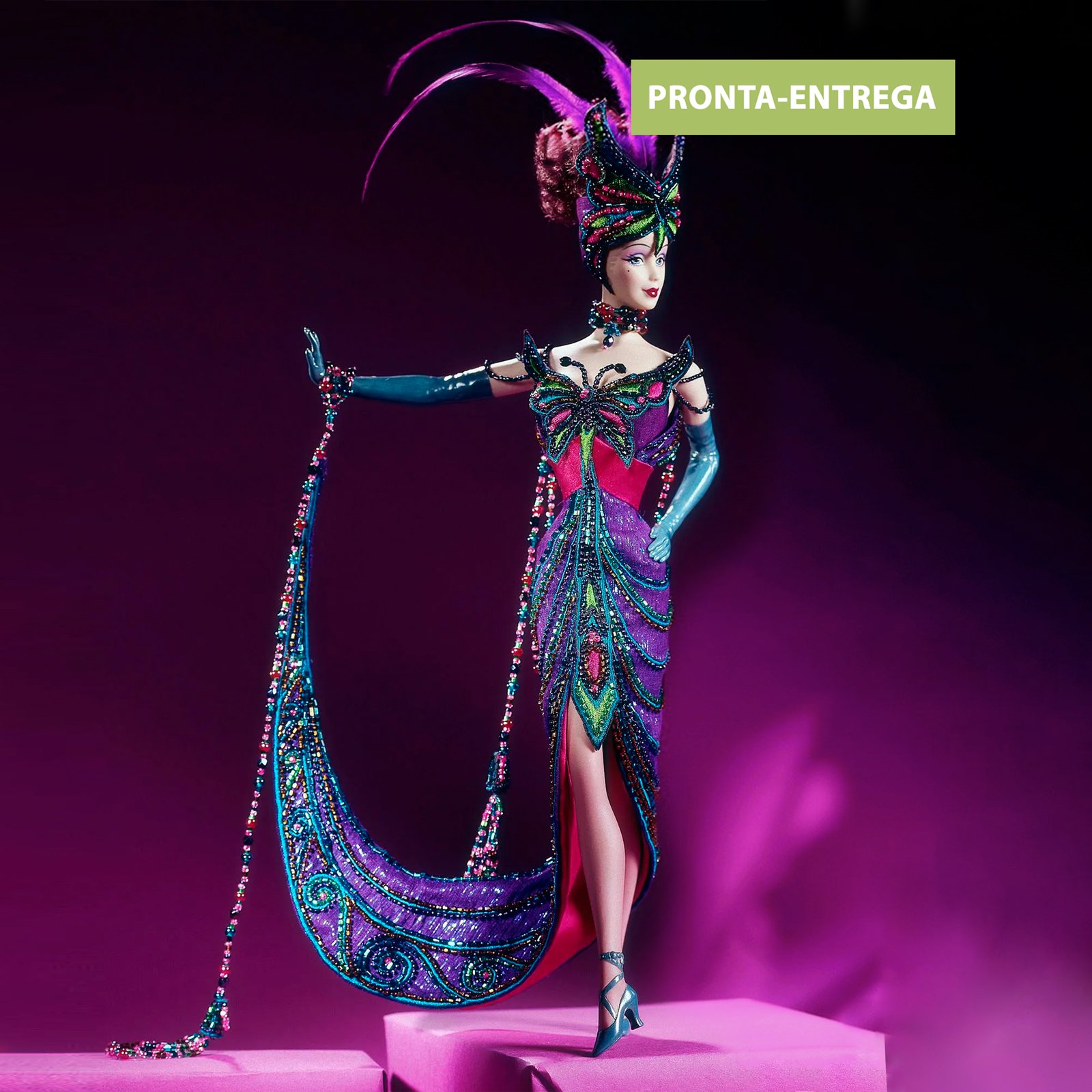 Boneca Barbie Collector Porcelana Bob Mackie The Tango 1999 - Mattel ...