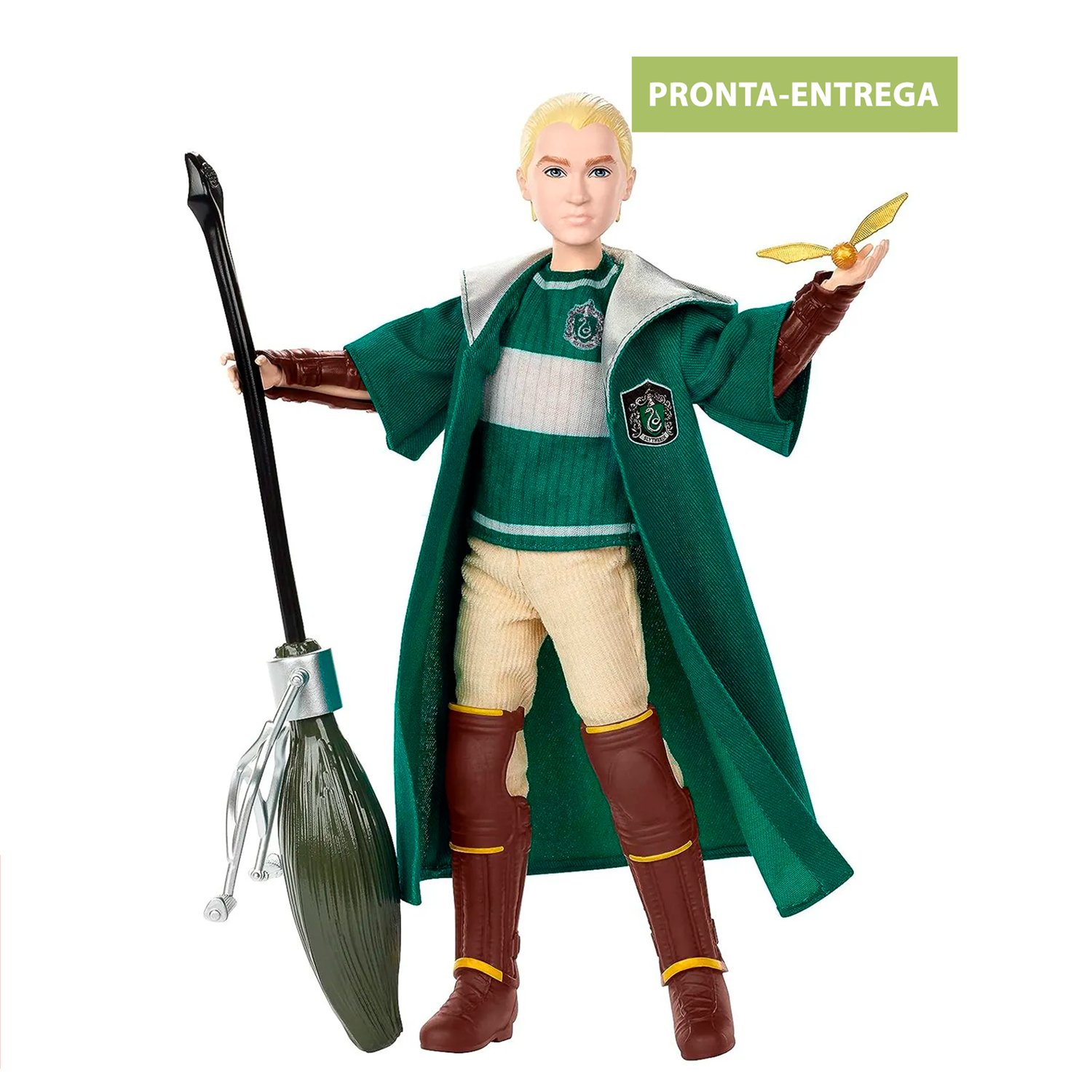 Boneco Harry Potter Quidditch (Quadribol) - Draco Malfoy - Mattel | Doll Collector
