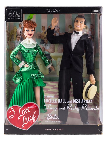 PRÉ-VENDA Bonecos Barbie Collector I Love Lucy and Ricky The Diet ...