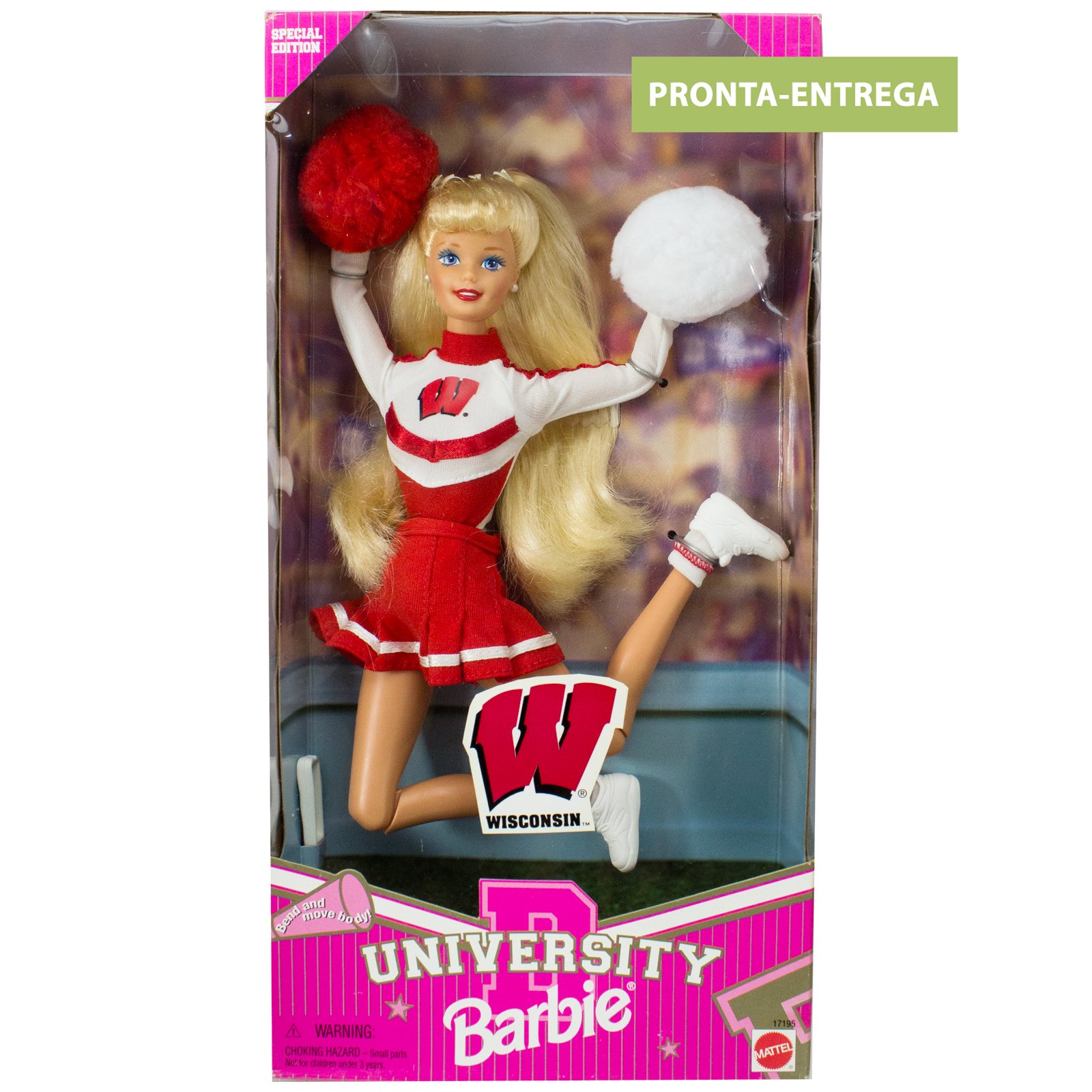 Boneca Barbie Especial Edition University Wisconsin - Mattel (A) | Doll ...