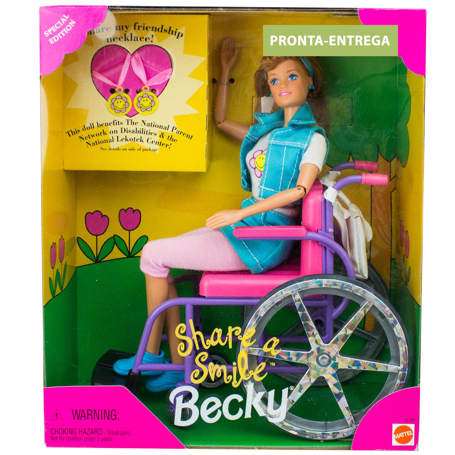 Boneca Barbie Share a Smile Becky - Mattel (A) | Doll Collector