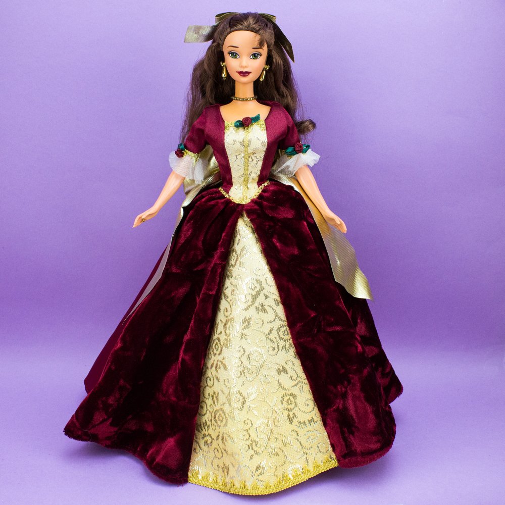 Boneca Disney Bela Holiday Princess 1997 - Mattel (Removida da Caixa ...