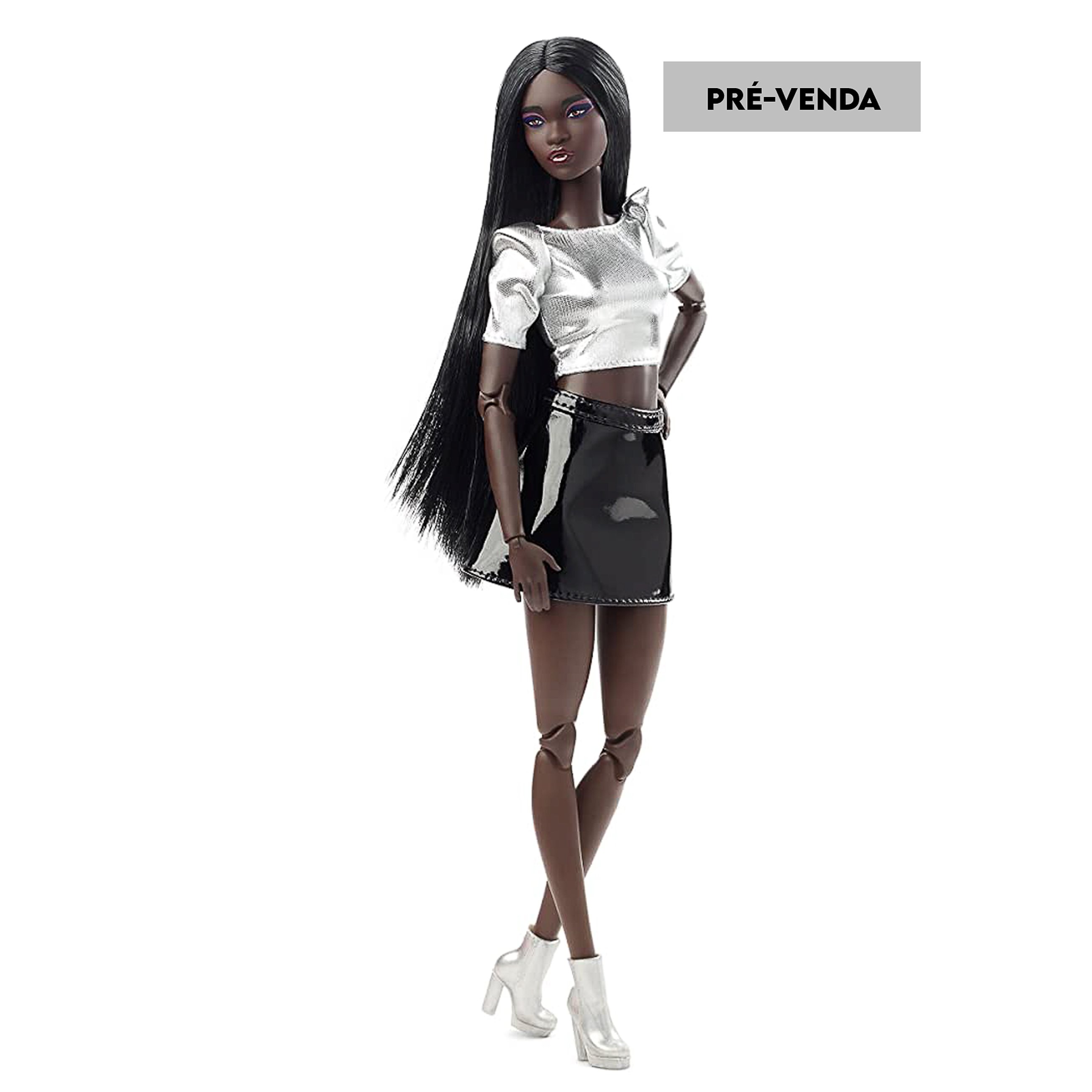 PRÉ-VENDA Boneca Barbie Looks Negra Tall Model #10 - Mattel | Doll ...