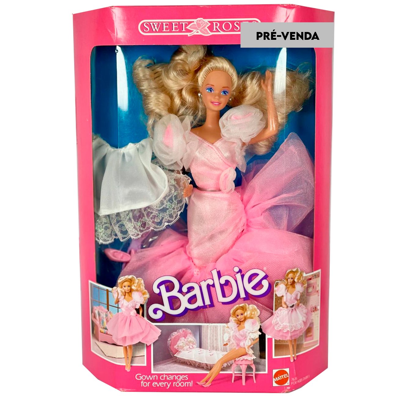 PRÉ-VENDA Boneca Barbie Sweet Roses 1989 #7635 - Mattel | Doll Collector