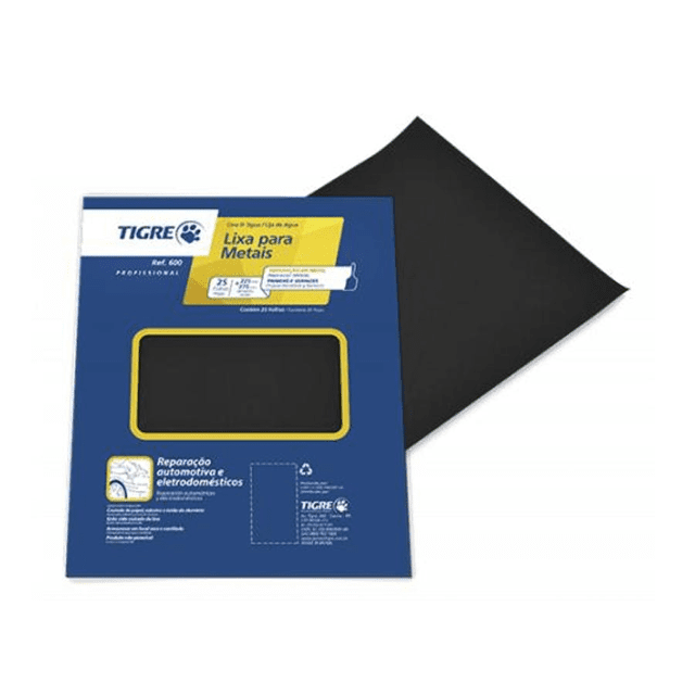 Lixa DÁgua 225 x 275mmg 500 Tigre | NHMateriais