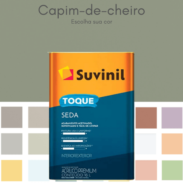 Tinta Suvinil Toque Seda 16LT - Escolha sua cor - | NHMateriais