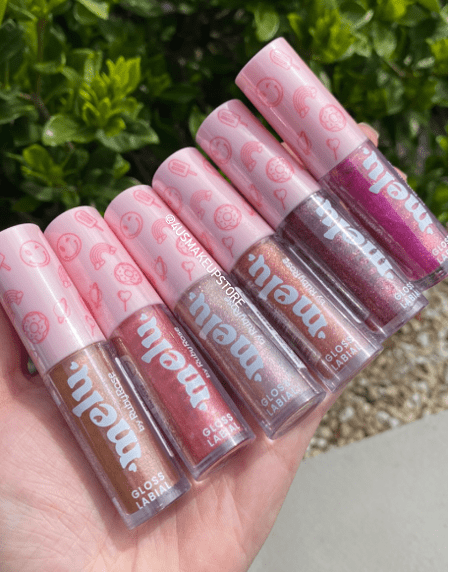 Gloss Labial Brilhante Melu Ruby Rose | 4Us Makeup store