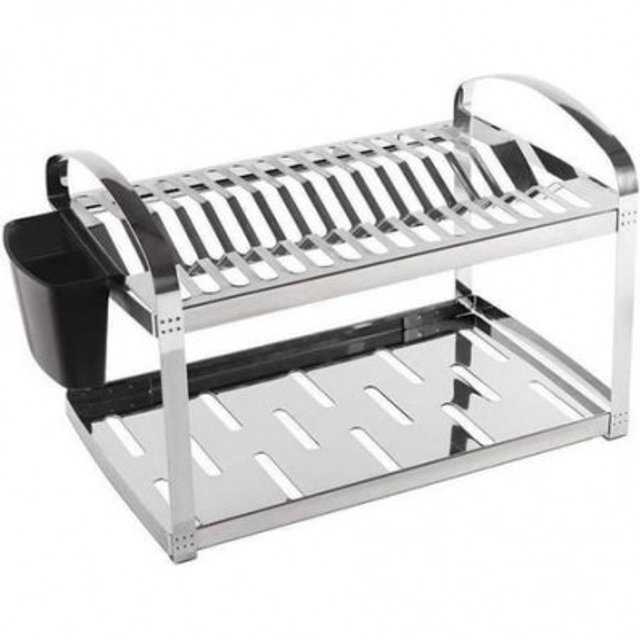 Escorredor inox para 16 Pratos Brinox | Essenciale Moda Casa