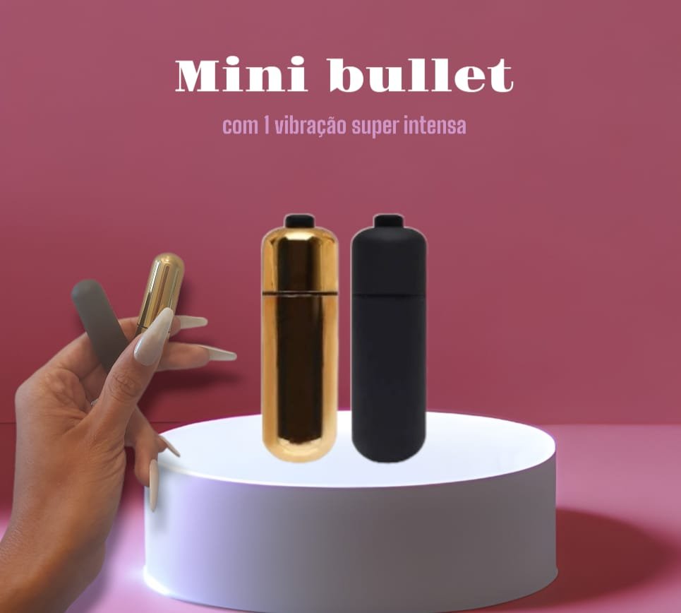Mini bullet com 1 vibração intensa ( Silencioso) | Vibrar
