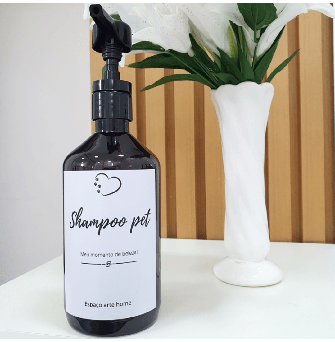 Dispenser para pet shampoo | Espaço Arte Home | Decoração e Organização ...