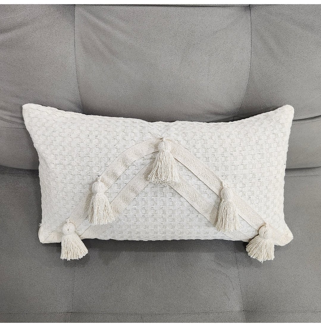 Almofada boho off white 30x50 - lançamento | Espaço Arte Home ...