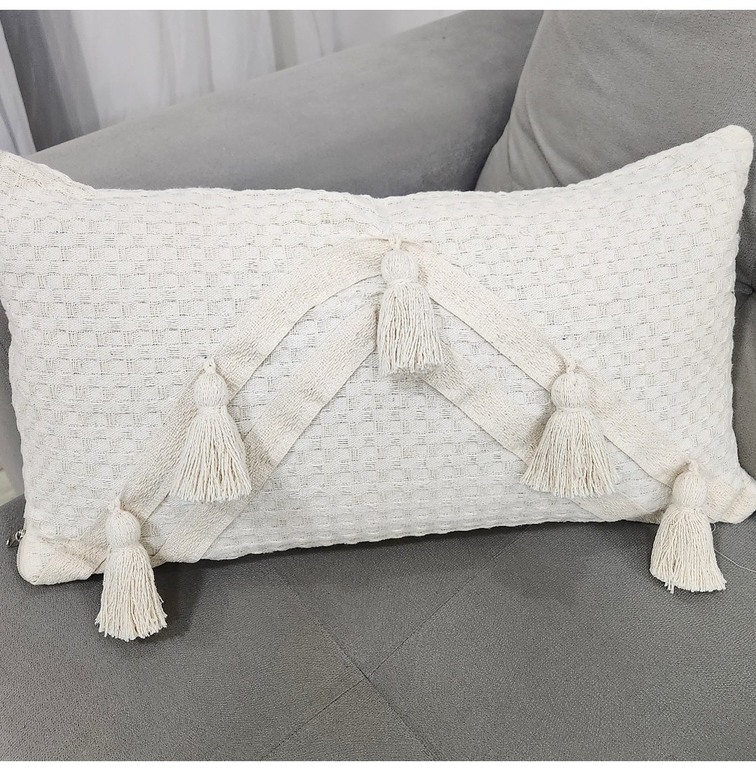 Almofada boho off white 30x50 - lançamento | Espaço Arte Home ...