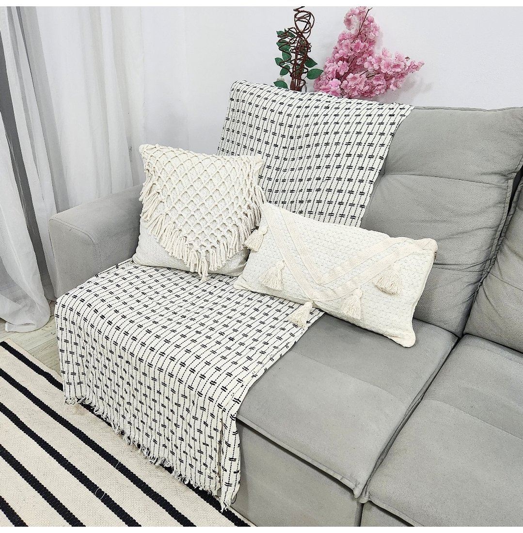 Almofada boho off white 30x50 - lançamento | Espaço Arte Home ...