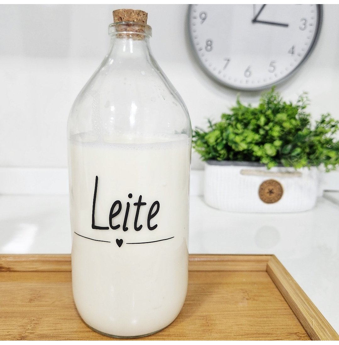 Garrafa para leite 1 litro - jarra | Espaço Arte Home | Decoração e ...