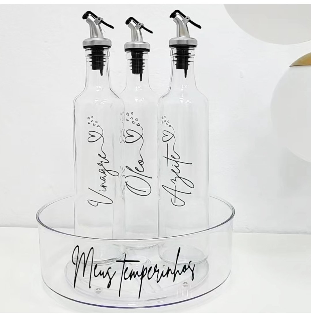 Kit galheteiro 525 ml bico click - temperos | Espaço Arte Home ...
