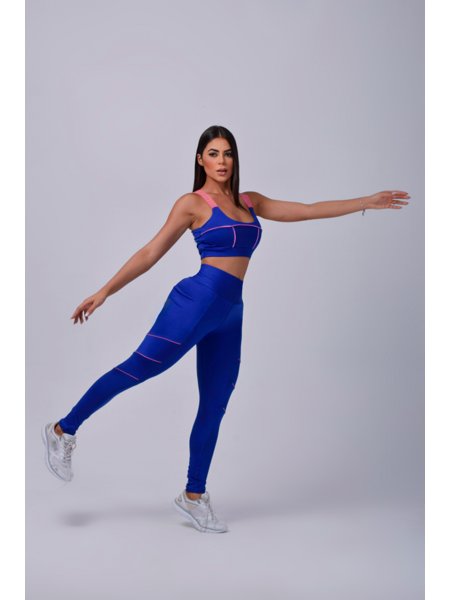 Conjunto Fitness Suplex Poliéster - Viés 7 (clc) | Loja TOPSTAR