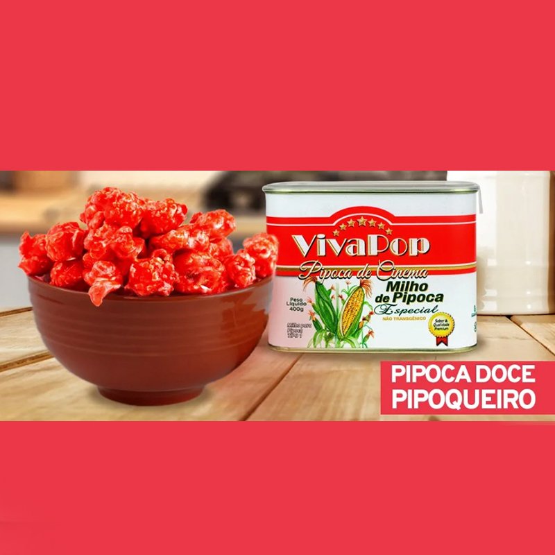 Receita: Pipoca Doce do Pipoqueiro | VivaPop