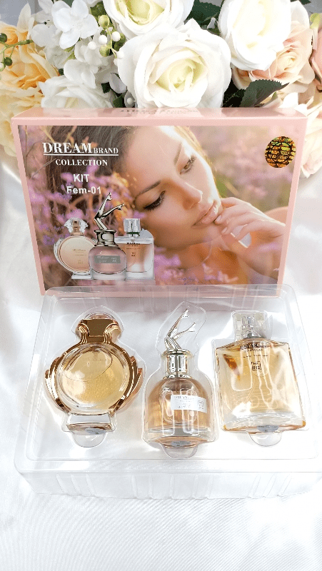 Kit N° 01 com 3 perfumes Dream Brandcollection | Brand Collection SP