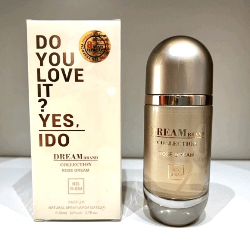Dream Brand Collection 034 - Inspiração 212 Vip Rose - 80ml | Brand ...