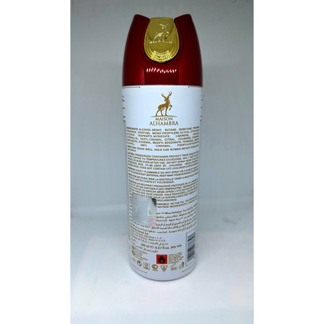 Spray Corporal Baroque Rouge 540 200 ml – Perfume Árabe | Brand ...