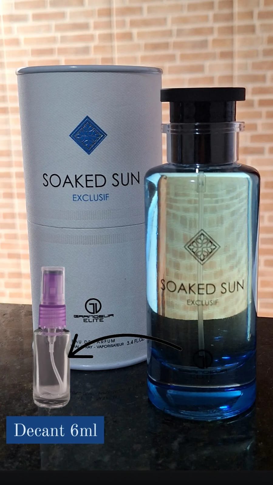 Decant Grandeur Elite Soaked Sun Exclusif Eau De Parfum 5 ml | Brand Collection SP