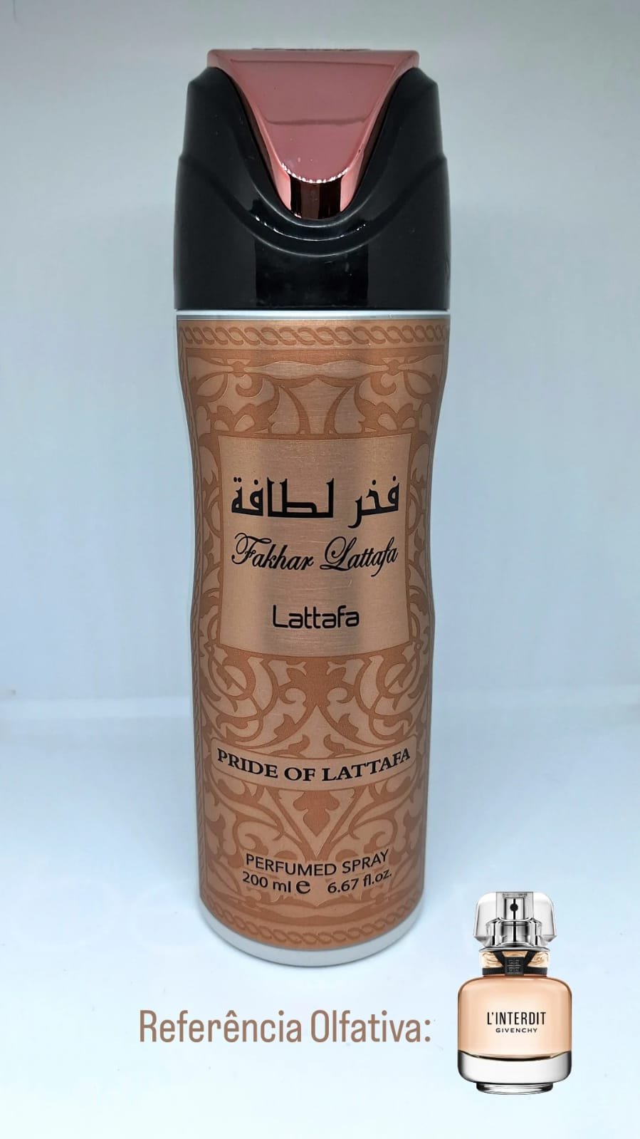 Spray Corporal Fakhar 200 ml – Perfume Árabe | Brand Collection SP