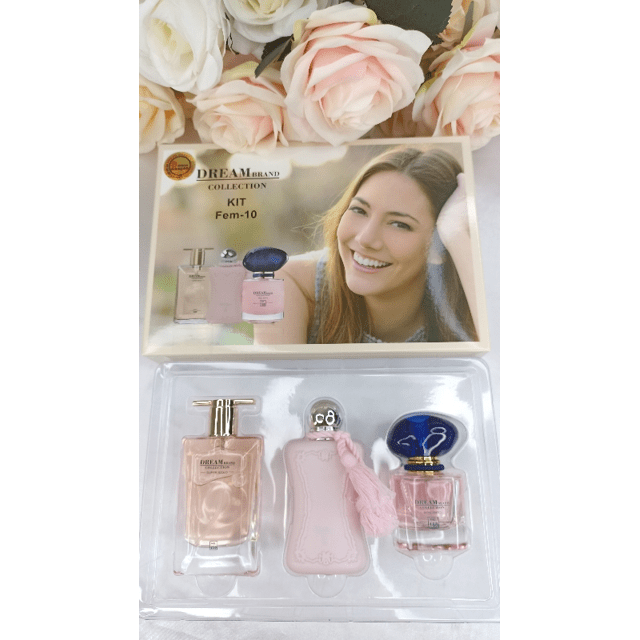 Kit n° 10 com 3 Perfumes - Dream Brandcolletcion | Brand Collection SP