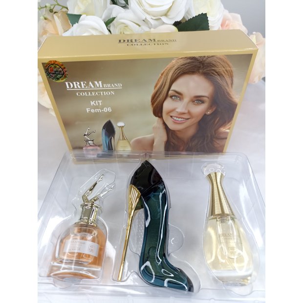 Kit n° 06 com 3 perfumes Dream Brandcollection | Brand Collection SP
