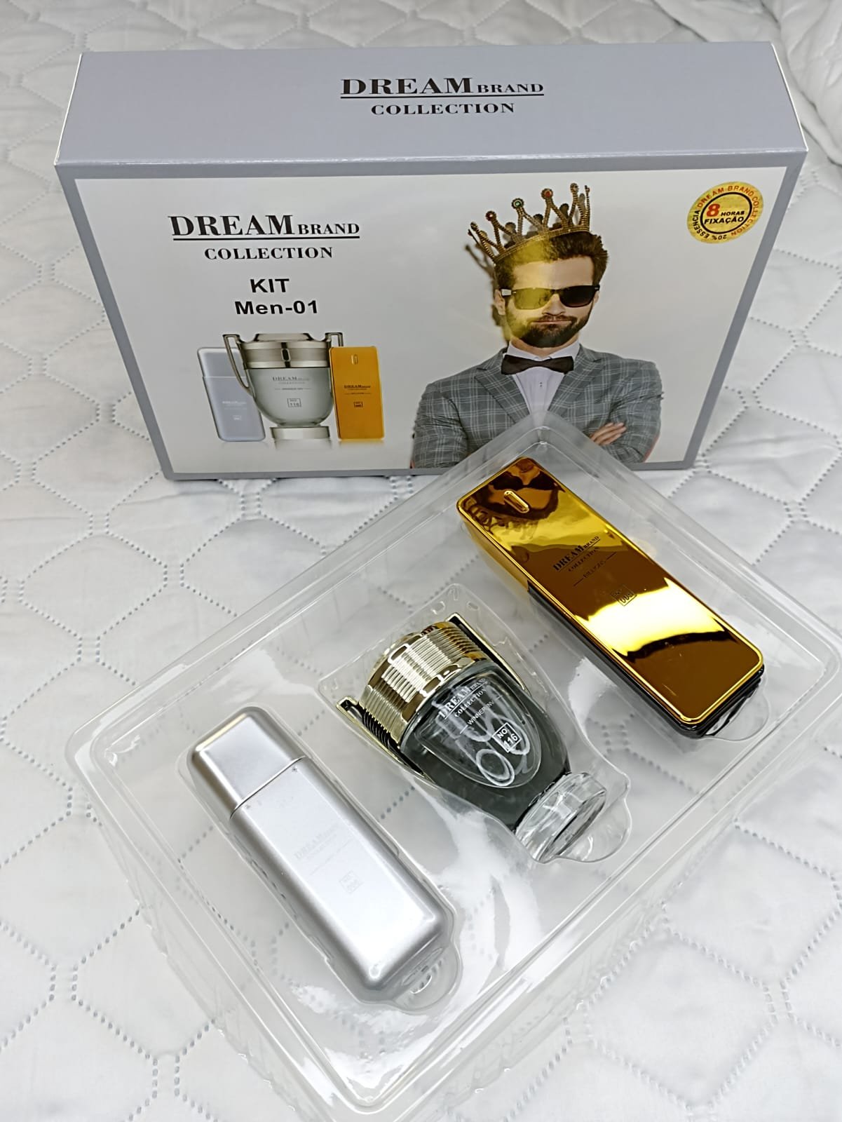 Kit n° 01 com 3 Perfumes Masc - Dream Brandcolletcion | Brand Collection SP