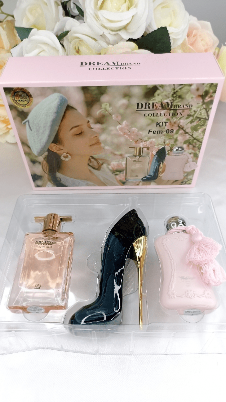 Kit n° 09 com 3 Perfumes - Dream Brandcolletcion | Brand Collection SP
