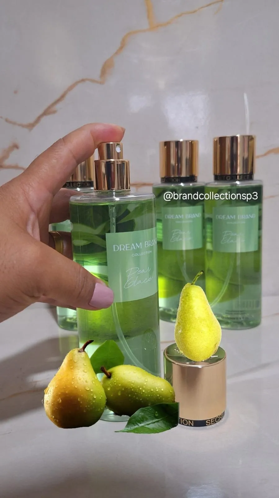 Body Splash Brandcollection Pear Glace - 250ml | Brand Collection SP