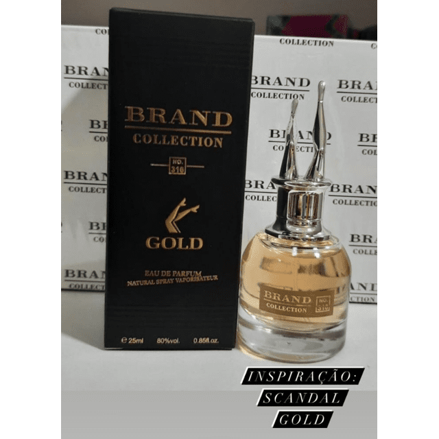 Brand Collection 316 - Inspiração Scandal Gold - 25ml | Brand Collection SP