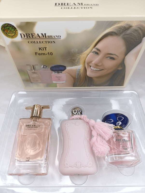 Kit n° 10 com 3 Perfumes - Dream Brandcolletcion | Brand Collection SP