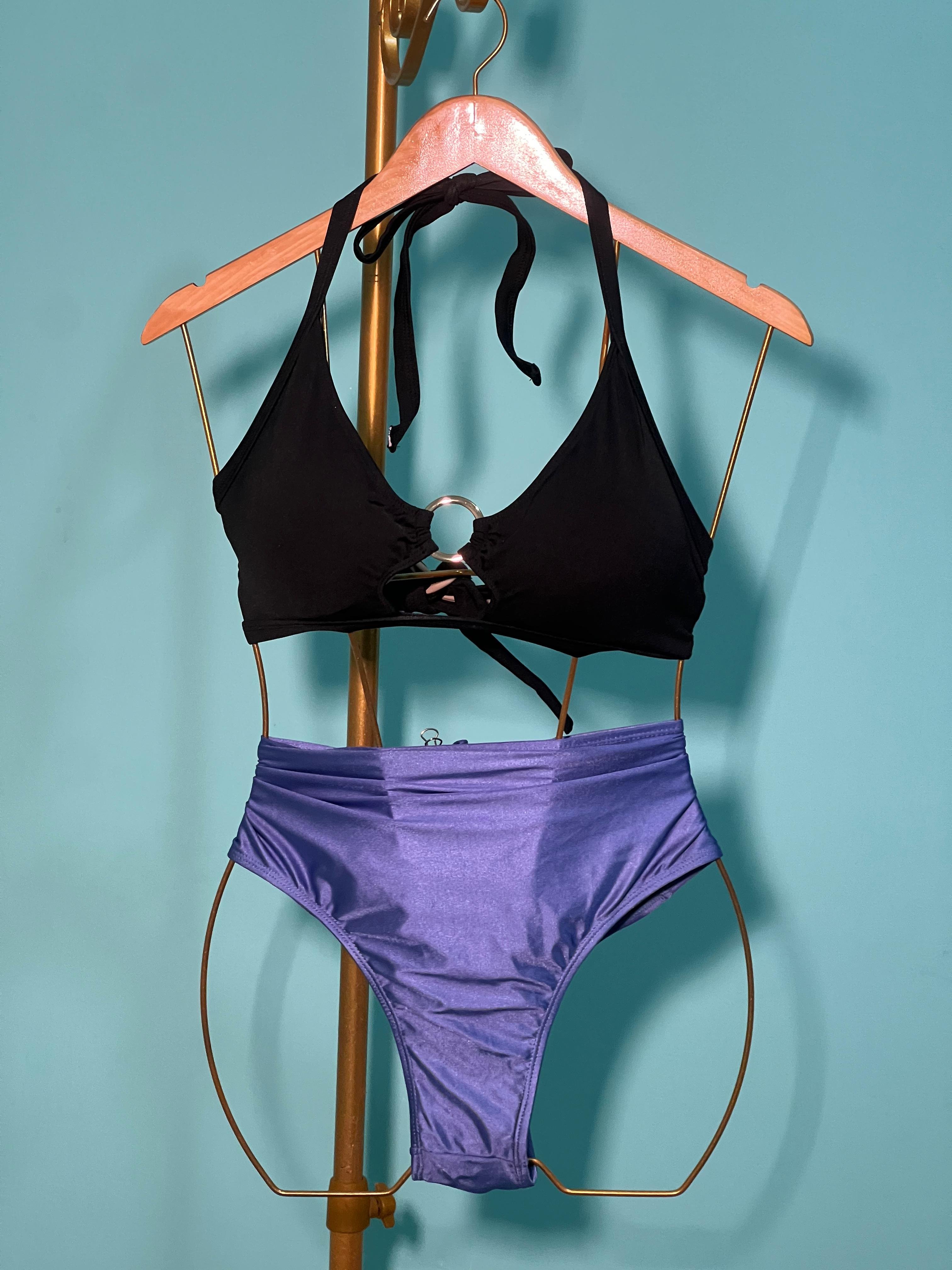 BIQUINI DIVA PRETO C/ PALA ALTA | LOCLEY MODA PRAIA PLUS SIZE