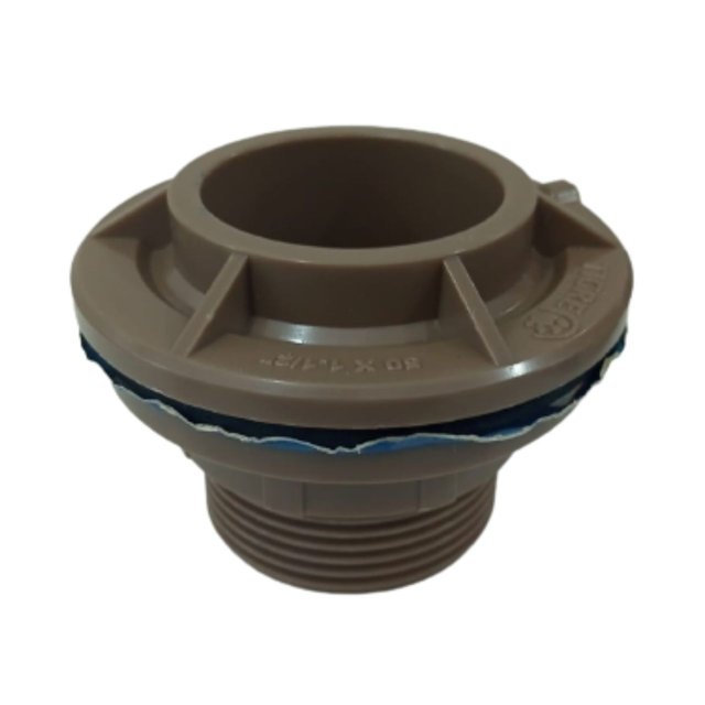 Adaptador Flange 50 mm Marrom | LAURO WEBER AGRÍCOLA LTDA
