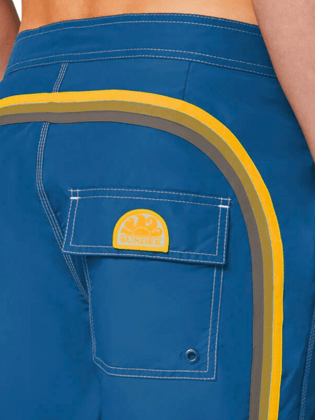 Bermuda Sundek Three Color Rainbow Azul | Zivē Club Bermuda Sundek Three Color Rainbow Azul | Zivē Club