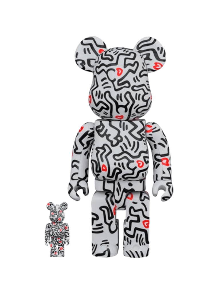 Bearbrick Keith Haring #8 100% & 400% Set | Zivē Club