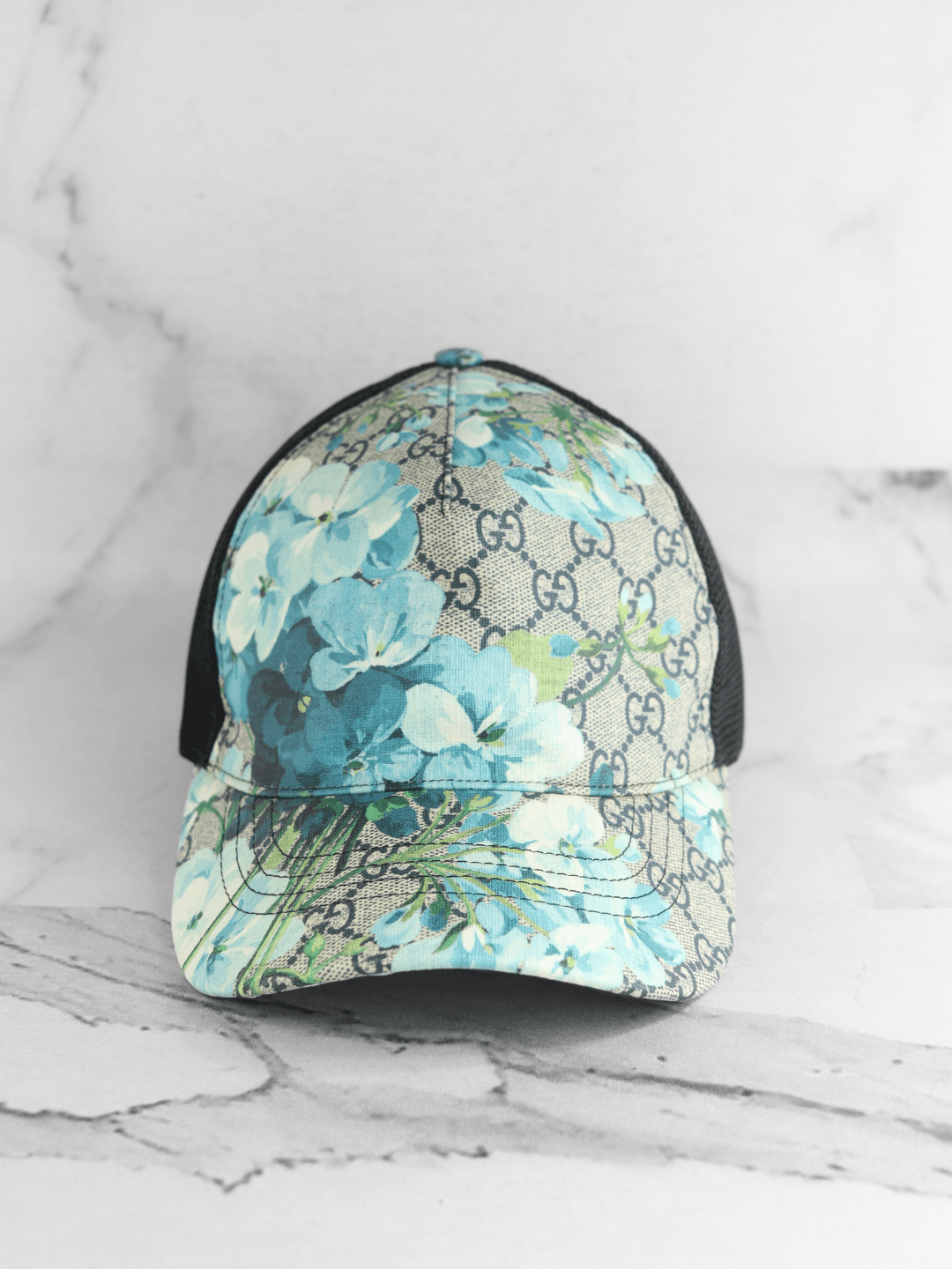 Boné Gucci GG Blooms Azul | Zivē Club