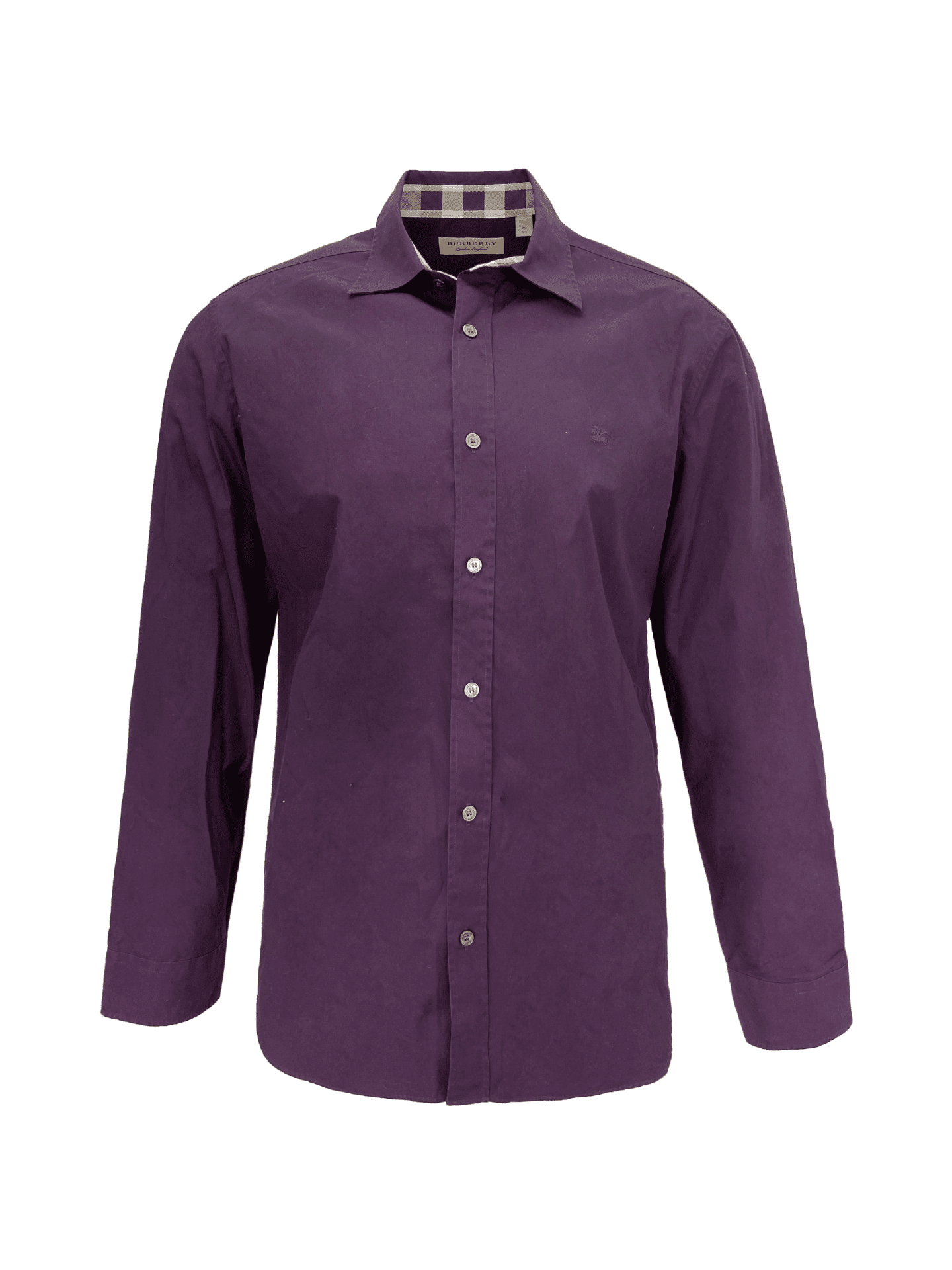 Camisa Social Burberry Básica Roxa | Zivē Club