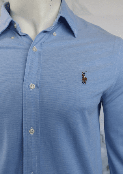 Camisa Social Ralph Lauren Azul Clara | Zivē Club