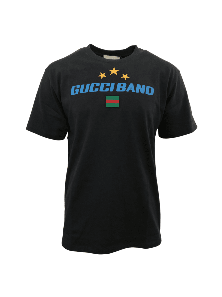Camiseta Gucci Band Preta | Zivē Club