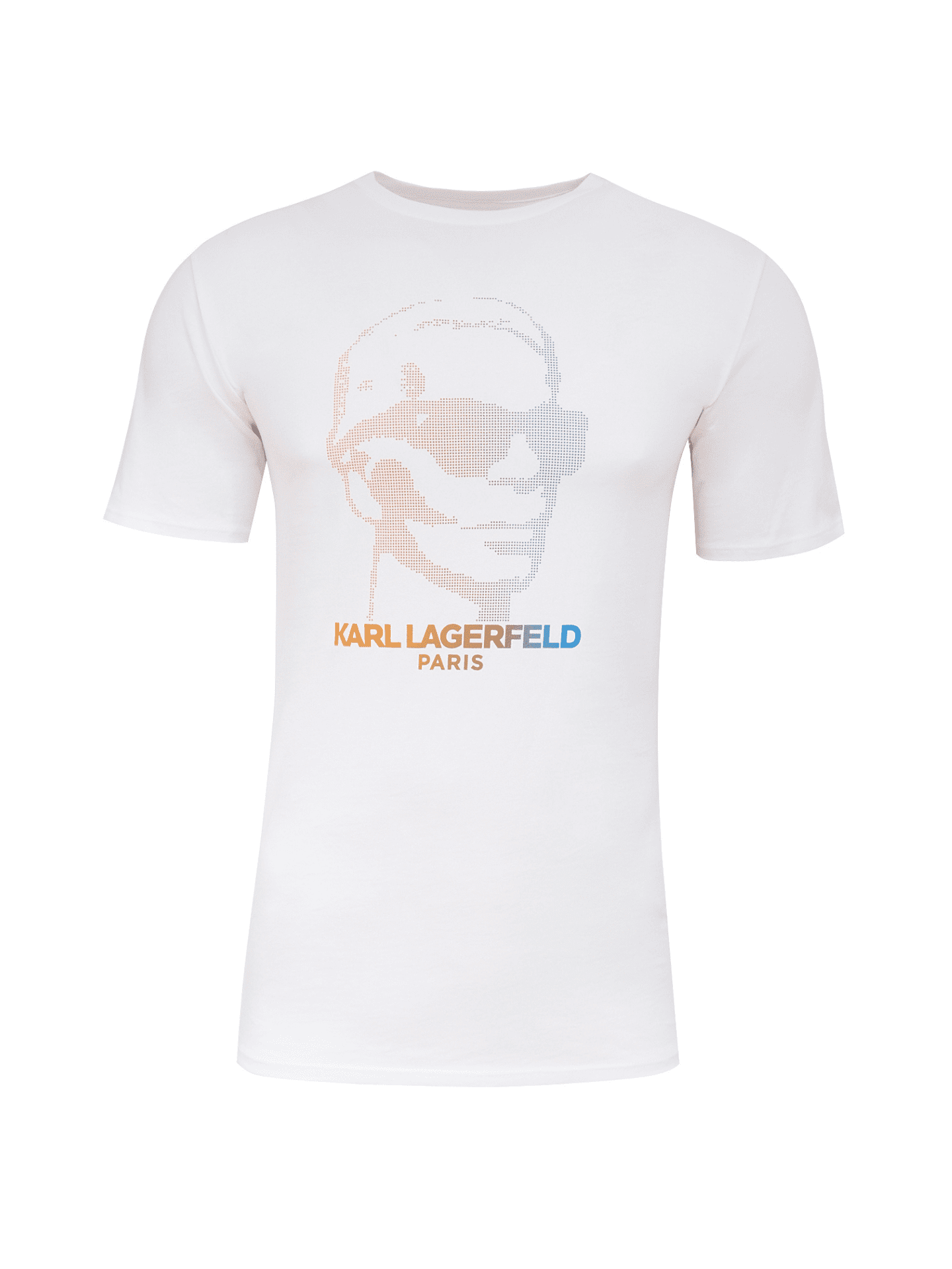 Camiseta Karl Lagerfeld Dot Karl Logo Branca | Zivē Club