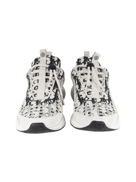 Tênis Dior B24 Oblique Branco e Preto | Zivē Club